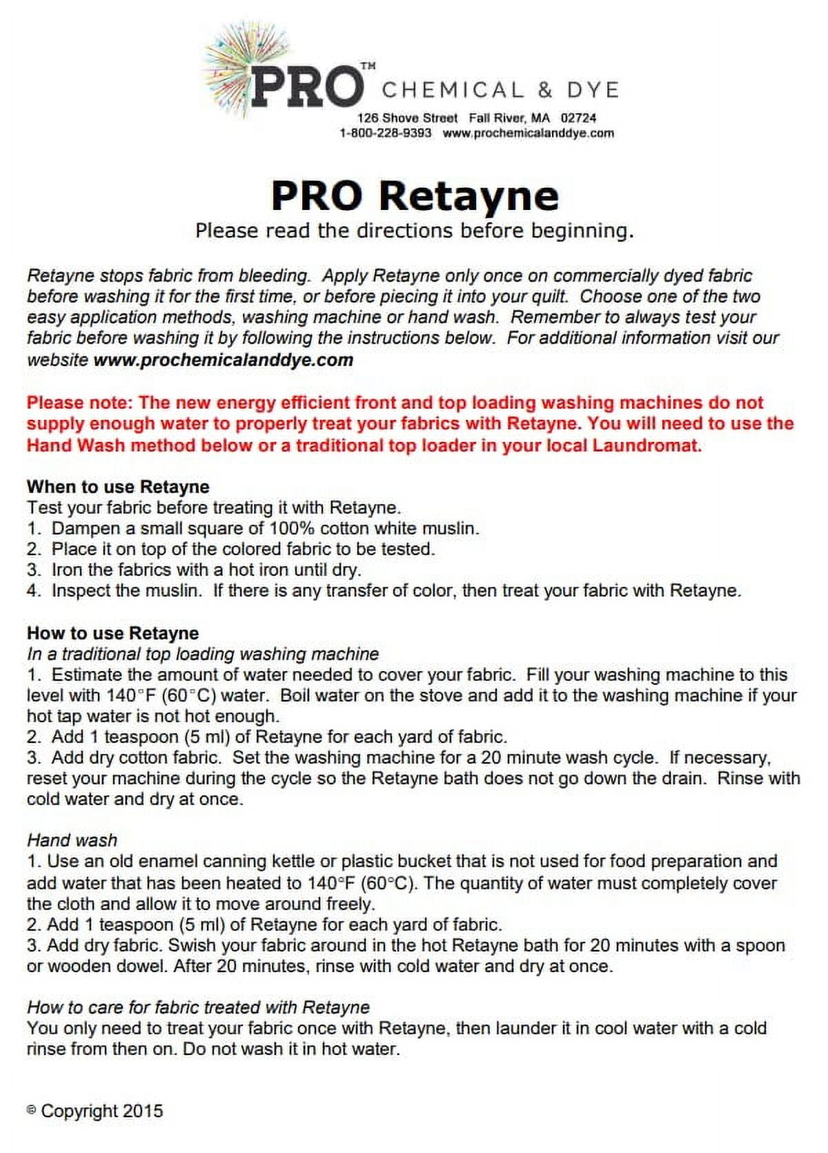 PRO Retayne Color Fixative ½ Gallon | Best Liquid Color Fixative for ...