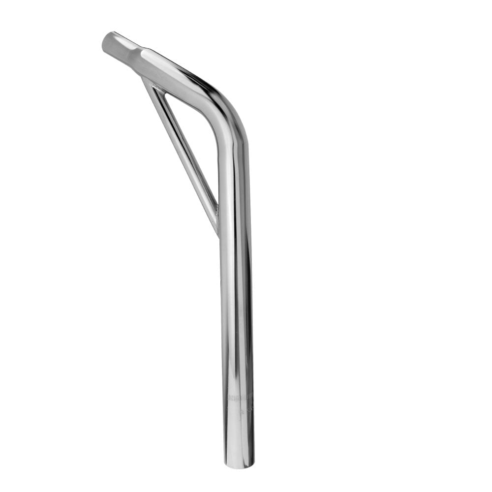 PRO+ Rigid Bicycle Seatpost, Chrome, 27.2mm, Layback Design, Durable ...