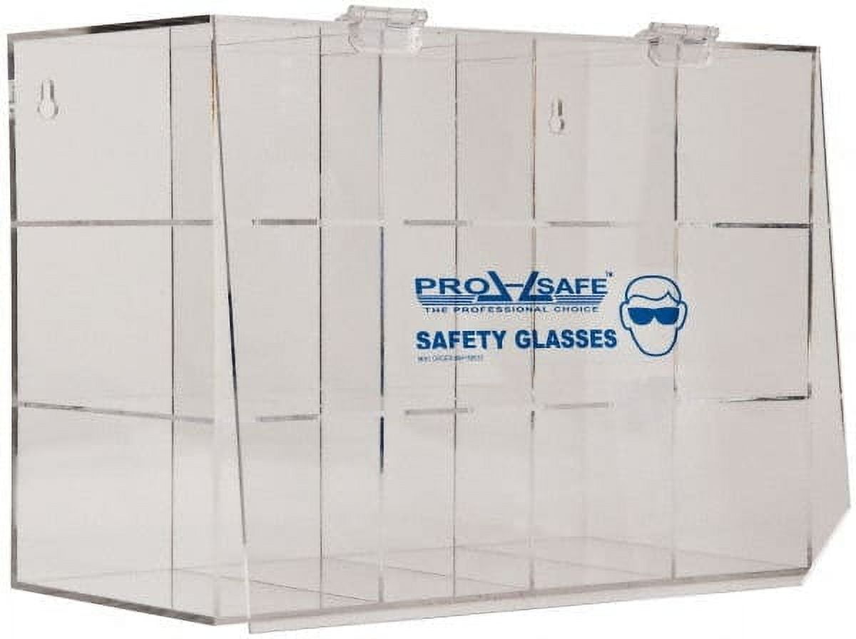 PRO-SAFE 12 Pair Cabinet with Individual Compartments, Safety Goggles ...