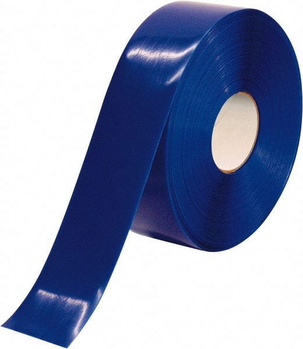 PRO-SAFE 3" x 100' PVC Floor & Egress Tape 50 mil, Blue, Solid Color ...