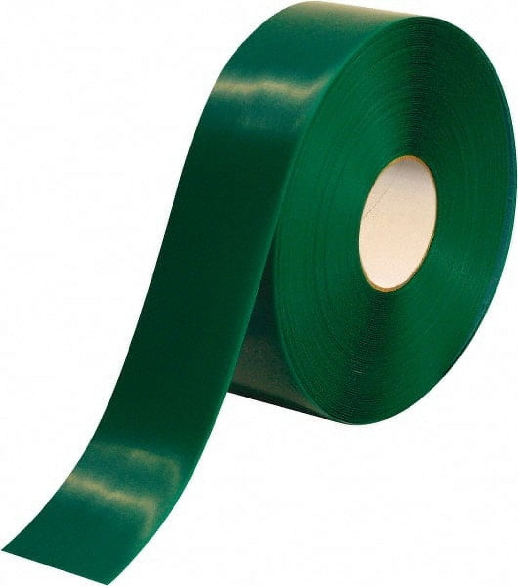 PRO-SAFE 3" x 100' PVC Floor & Egress Tape 50 mil, Green, Solid Color ...