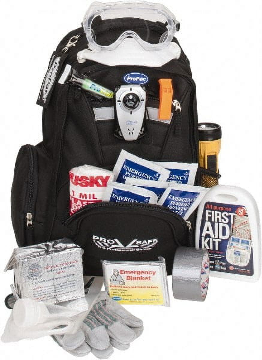 PRO-SAFE 52 Piece Emergency Response/Preparedness Kit Includes Duct ...