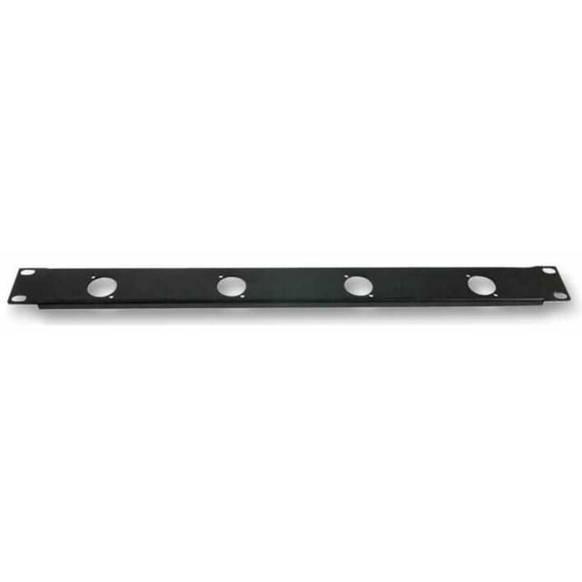 PRO SIGNAL - 1U 19" Rack Panel Punched for 4x XLRs - Walmart Business ...