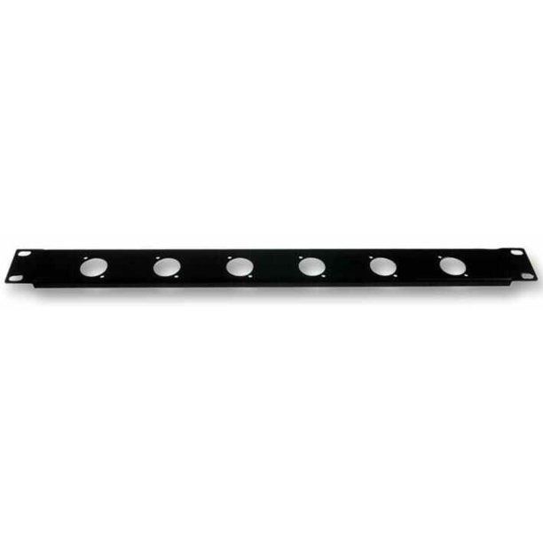 PRO SIGNAL - 1U 19" Rack Panel Punched for 6x XLRs - Walmart Business ...