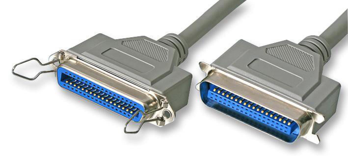 PRO SIGNAL - 36 Pin Centronics Male to Female Parallel Printer Lead, 3m ...