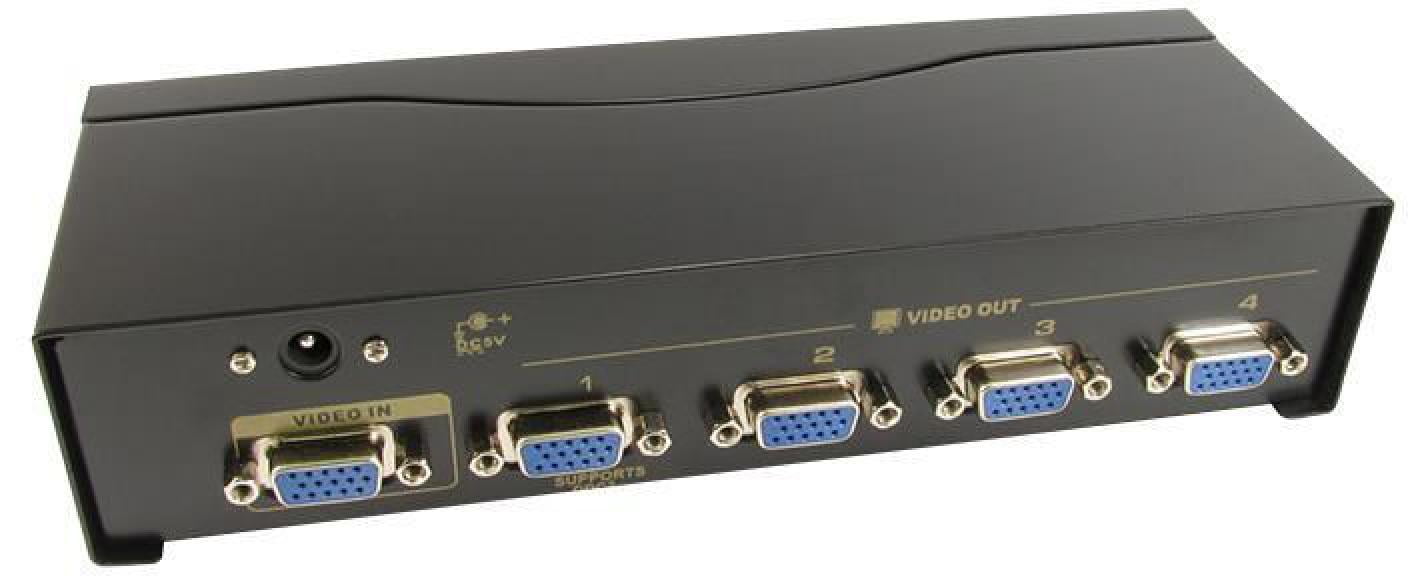 PRO SIGNAL - 4 Port VGA / SVGA Video Splitter, 450MHz - Walmart.com
