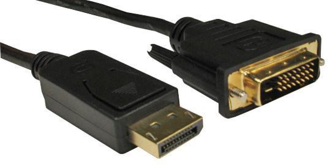 PRO SIGNAL - DisplayPort Male to DVI-D Male Lead, 1m Black - Walmart.com