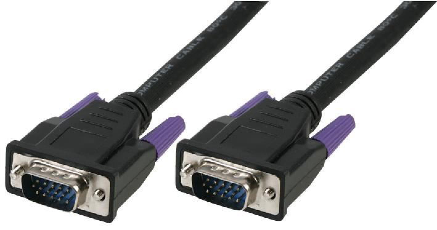 PRO SIGNAL - Fully Wired 15 Pin SVGA Male to Male Monitor Lead, 2m ...