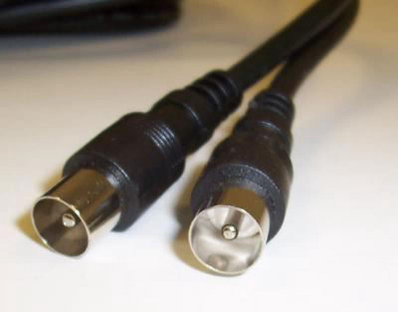 PRO SIGNAL - TV Aerial Lead, Coax Plug to Coax Plug, 4m Black - Walmart.com