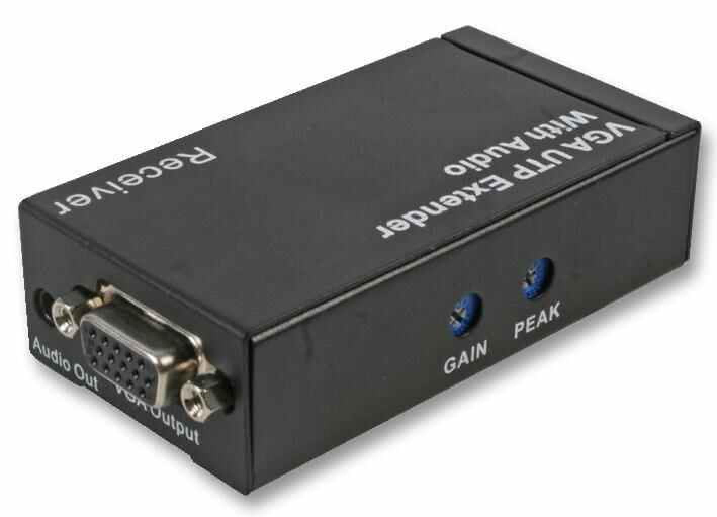 PRO SIGNAL - VGA UTP Extender with Audio Receiver over Cat5 - Walmart.com