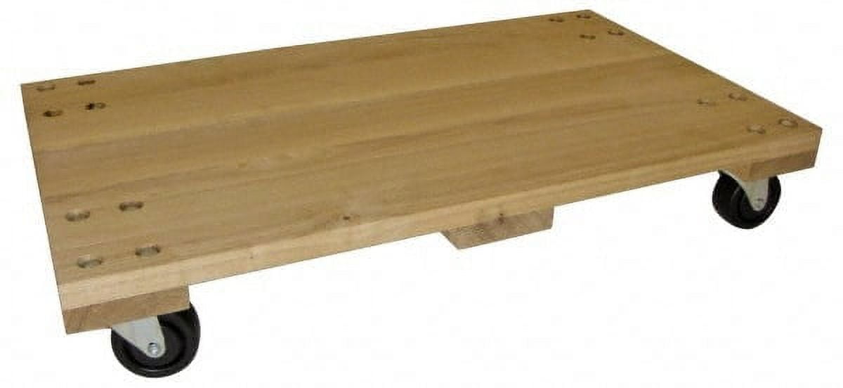 PRO-SOURCE 1,000 Lb Capacity 30"x18"x5" Hardwood/Polyolefin Solid Top ...