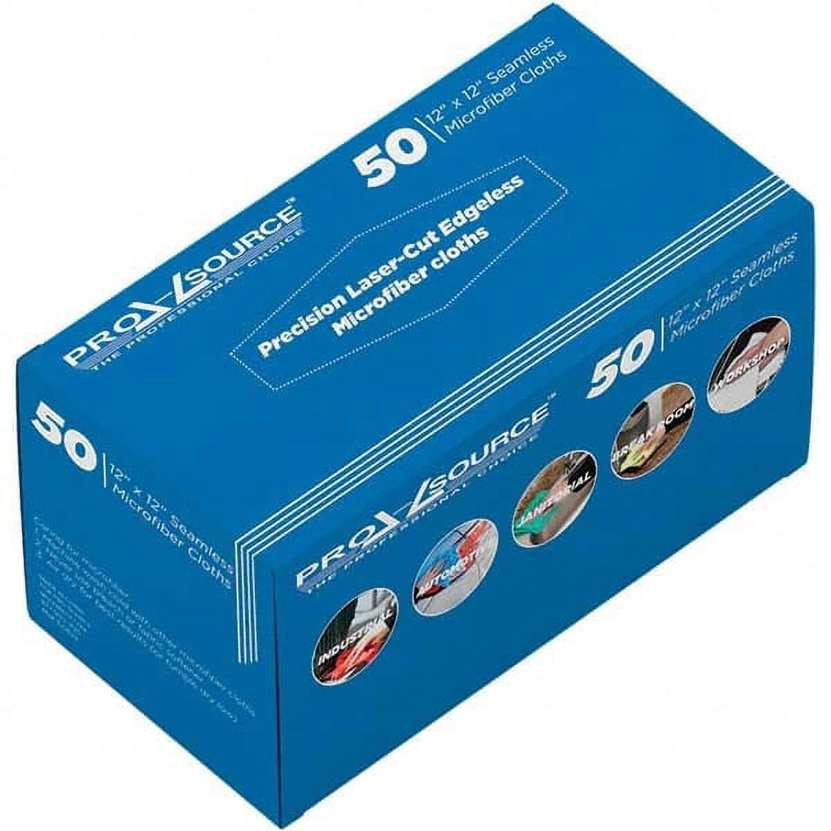 PRO-SOURCE 42-PRO-M950W Microfiber Wipes: Reusable Pop-Up, 12 x 12 ...