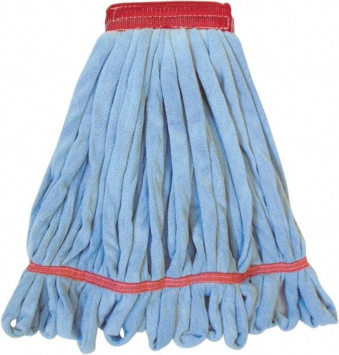 PRO-SOURCE Blue Head Band, Large Microfiber Loop End Mop Head - Walmart.com