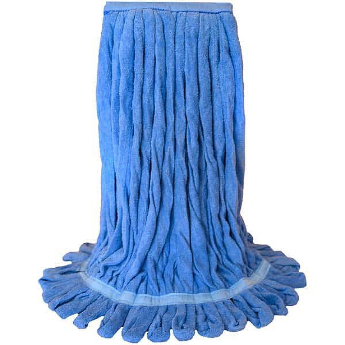 PRO-SOURCE Blue Head Band, Large Microfiber Loop End Mop Head - Walmart ...