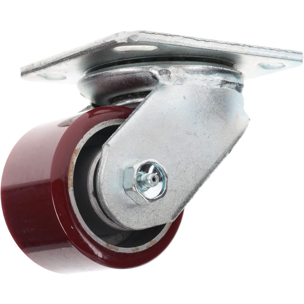 PRO SOURCE Heavy-Duty Plate-Mount Caster: 4.5" Overall Height, 540 lb ...