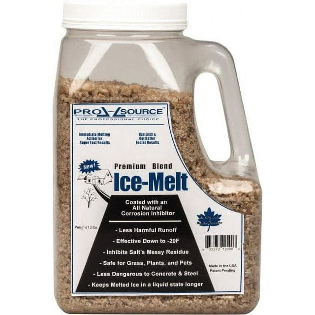 PRO SOURCE Ice & Snow Melter & De-Icer with Magnesium Chloride: 12 lb ...