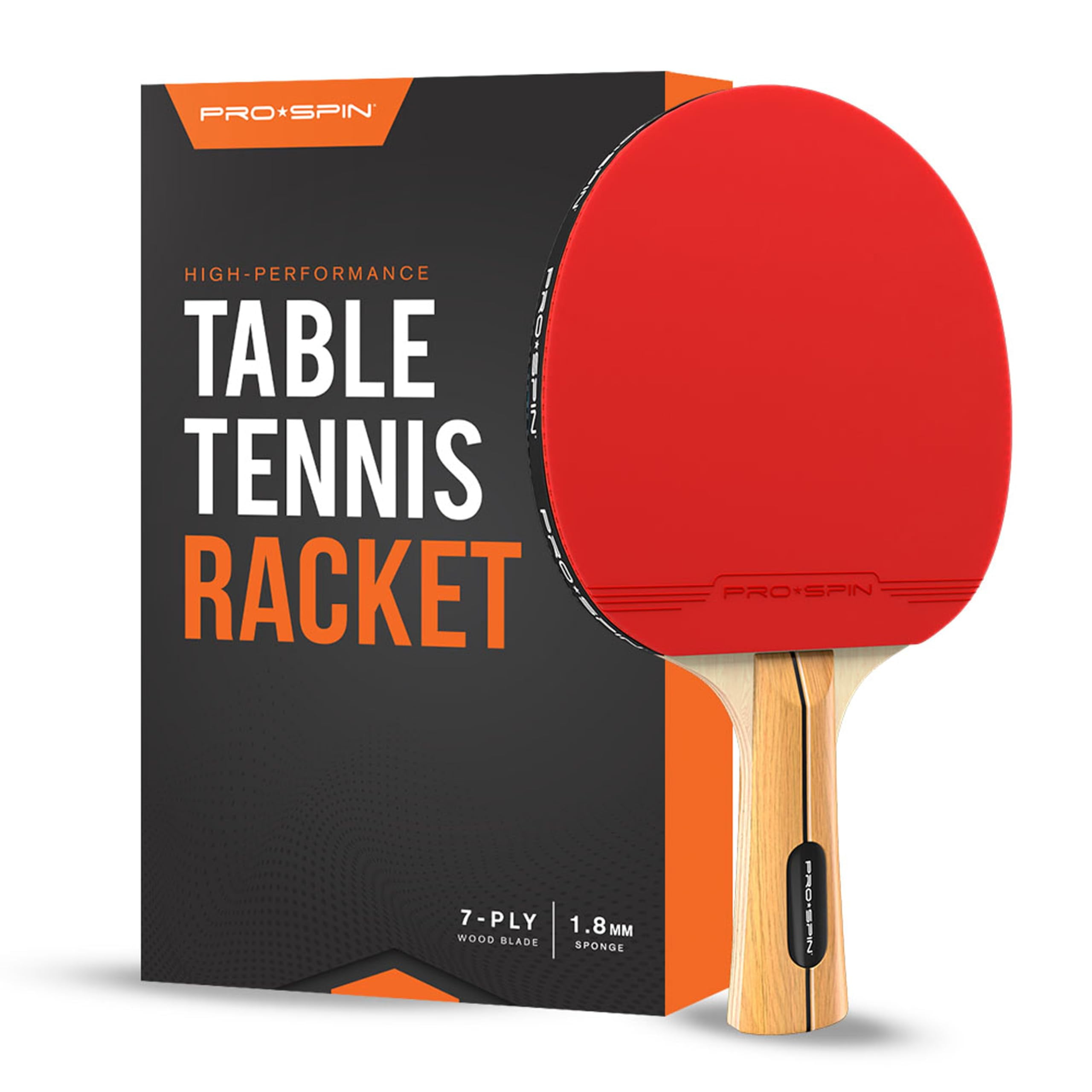 PRO SPIN Ping Pong Paddle - High-Performance Table Tennis Racket | Ping ...