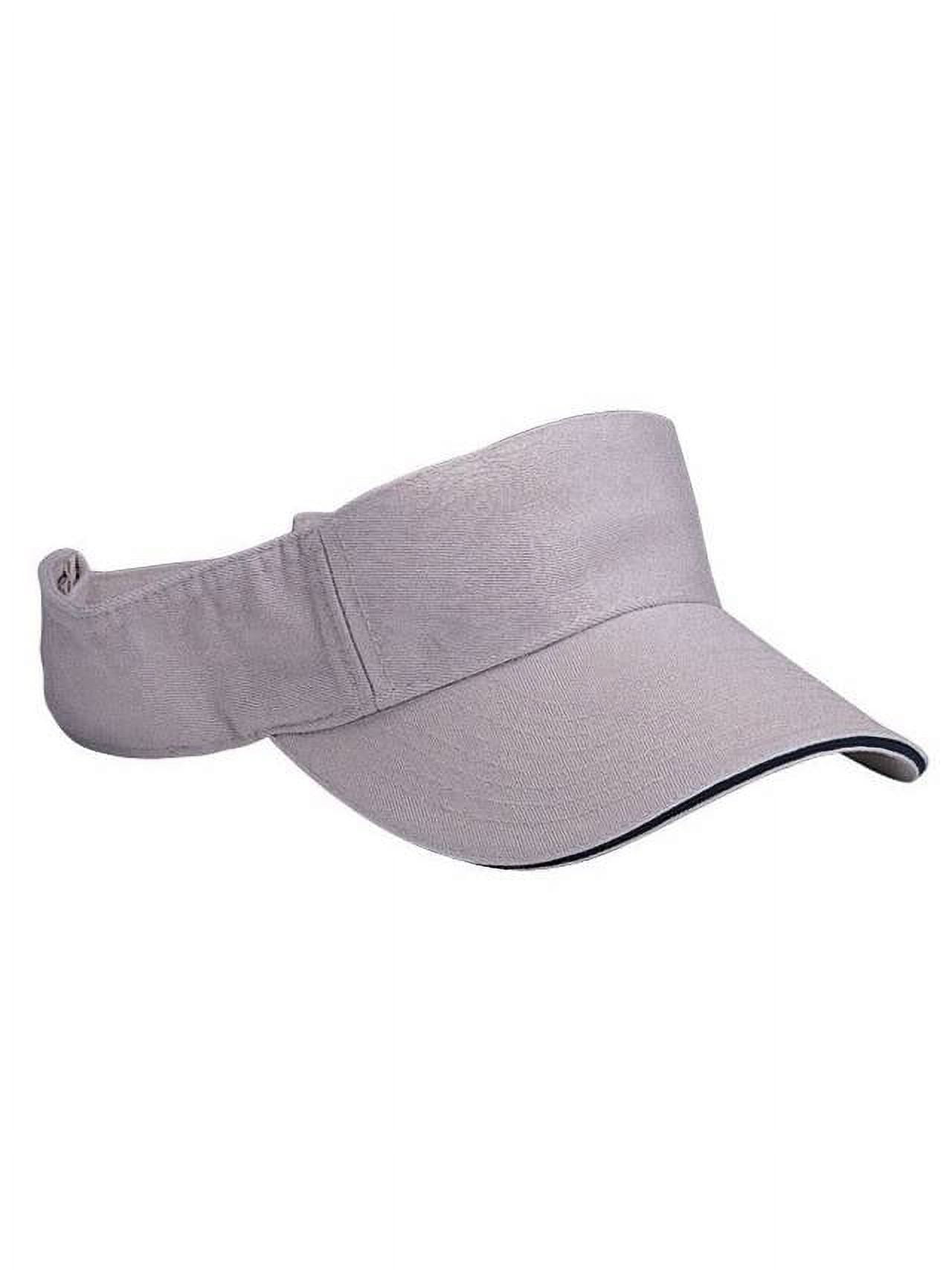 PRO STYLE COTTON TWILL WASHED VISOR - Stone/Navy - Walmart.com