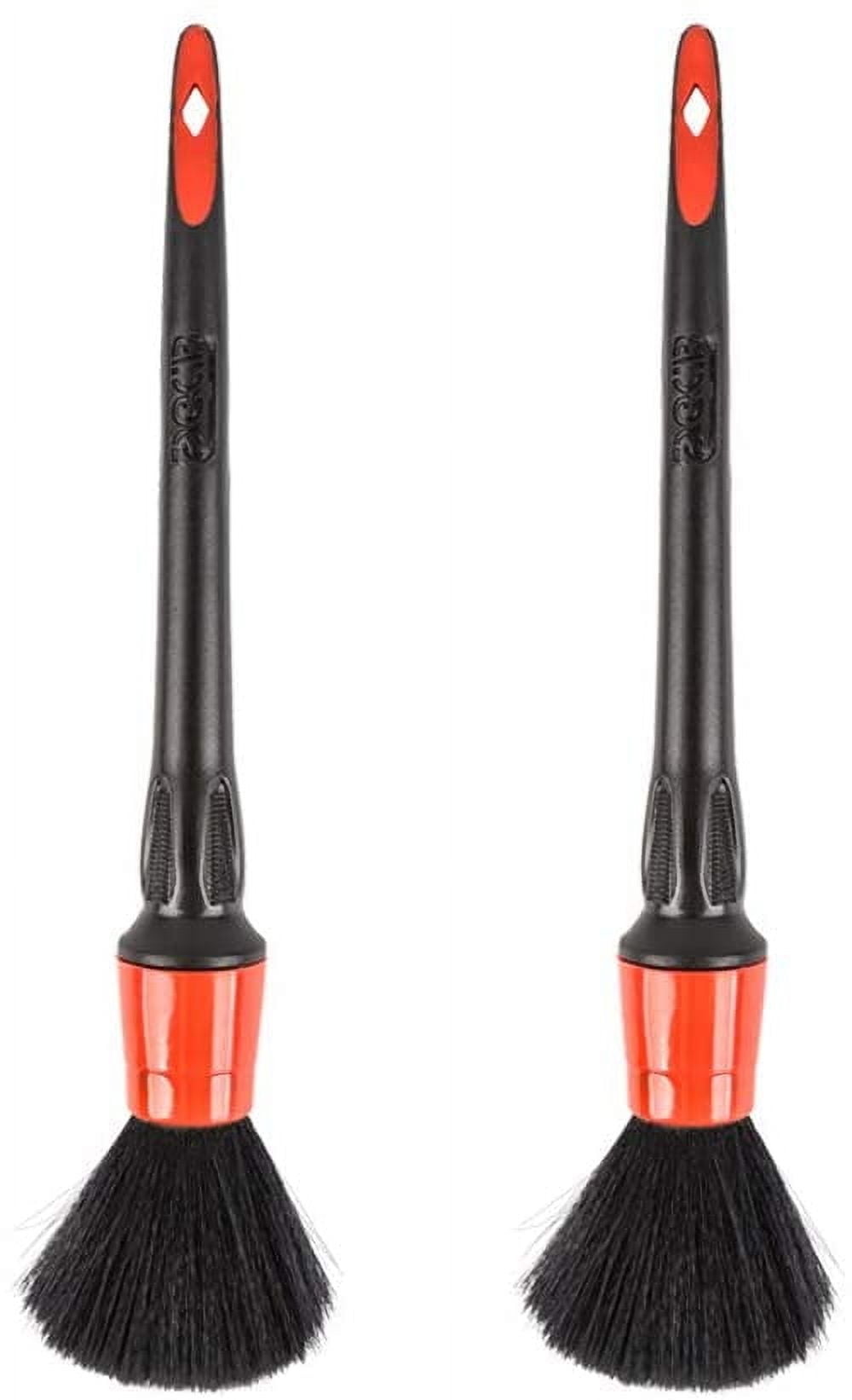 PRO Soft Car Detailing Brush Set of 2, Delicate Static Duster ...