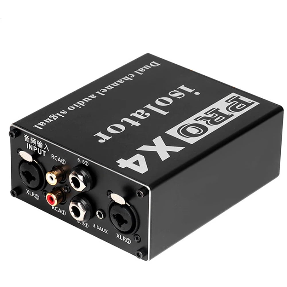 PRO X4 Multifunctional Audio Isolator, 6.5Mm 3.5Mm XLR Audio Noise ...