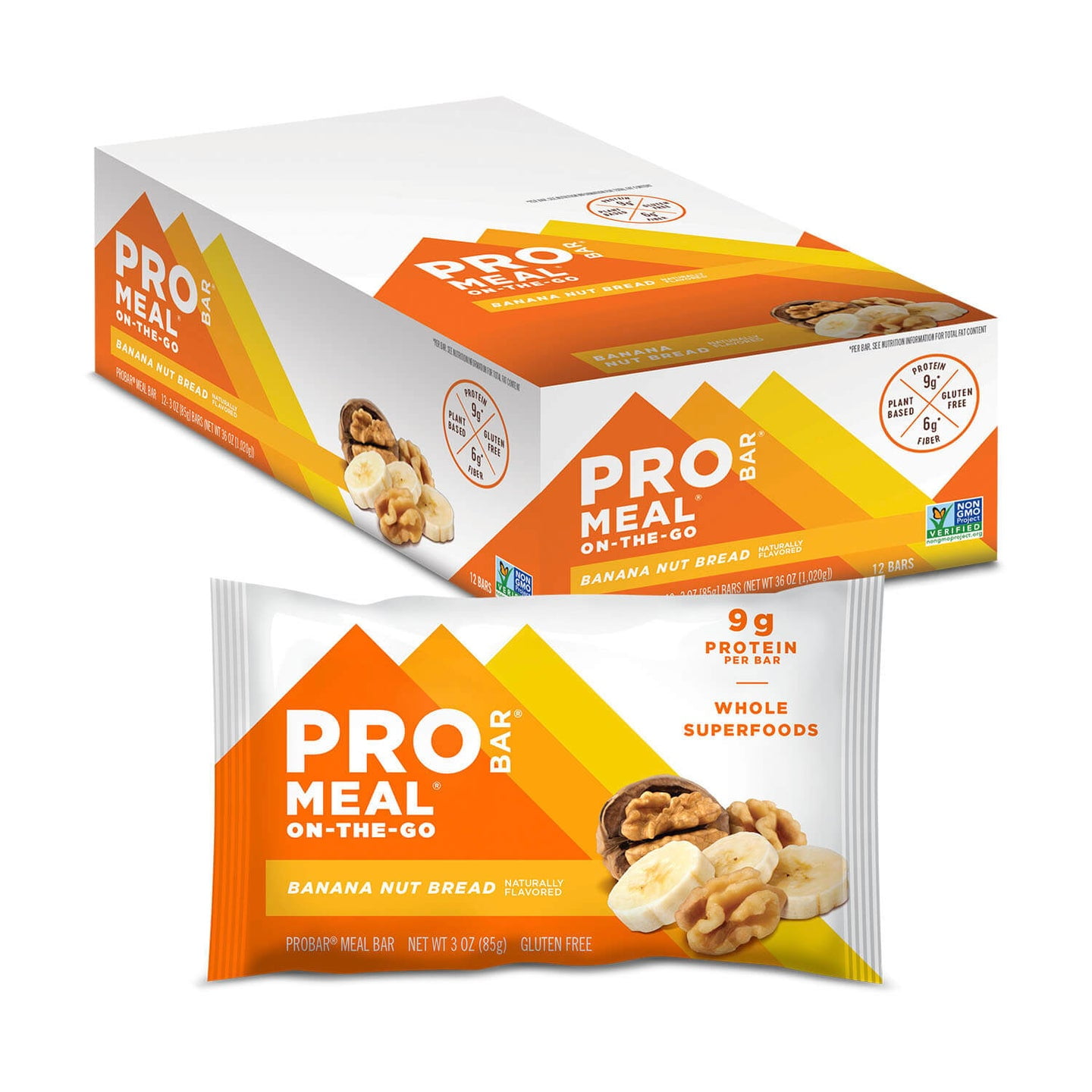 PROBAR - Nutritious Multi Pack Meal Bar, Banana Nut Bread, Energy Boost ...