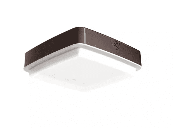 PROBRITE 150W Equivalent Integrated LED Bronze Outdoor Canopy/Ceiling ...