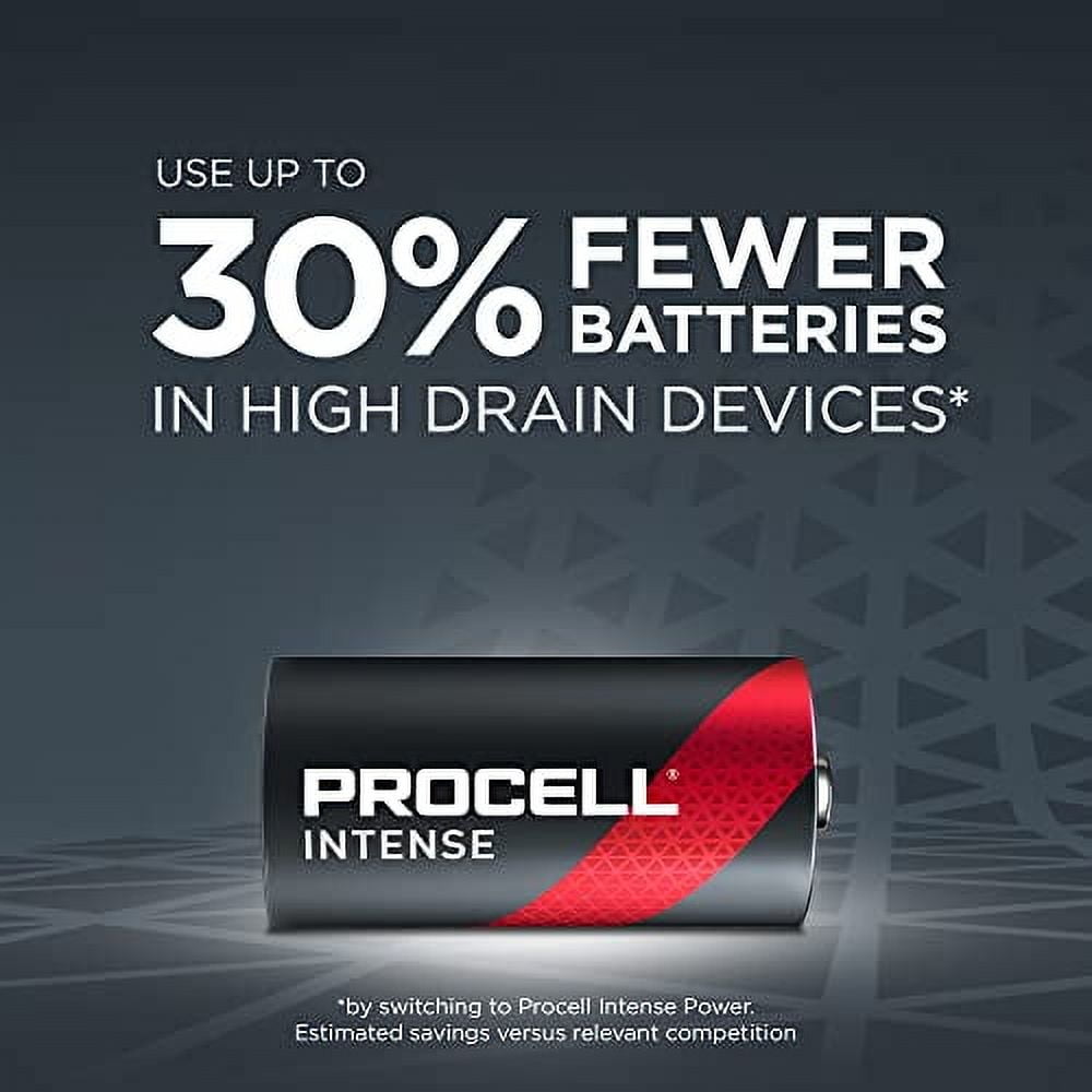 PROCELL Intense C Cell High-Performance Alkaline Batteries (72 Pack), 10-Year Shelf Life, Bulk ...