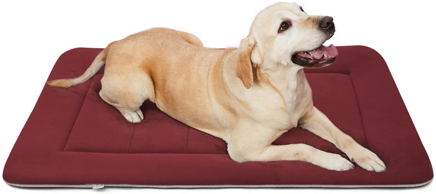 "PROCIPE Durable 36"" Washable Dog Bed, Anti Slip Kennel Pad, Pet Crate ...