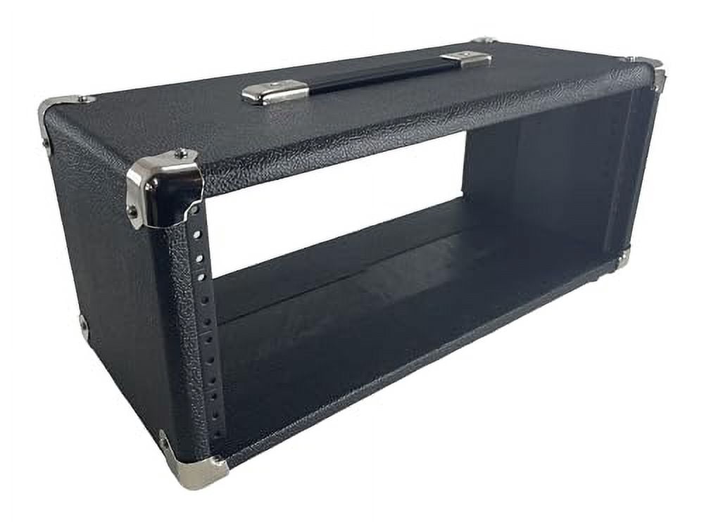 PROCRAFT 4U 9"" Deep Rack Case in Black Tolex Wrap - Top Handle w/Rack ...
