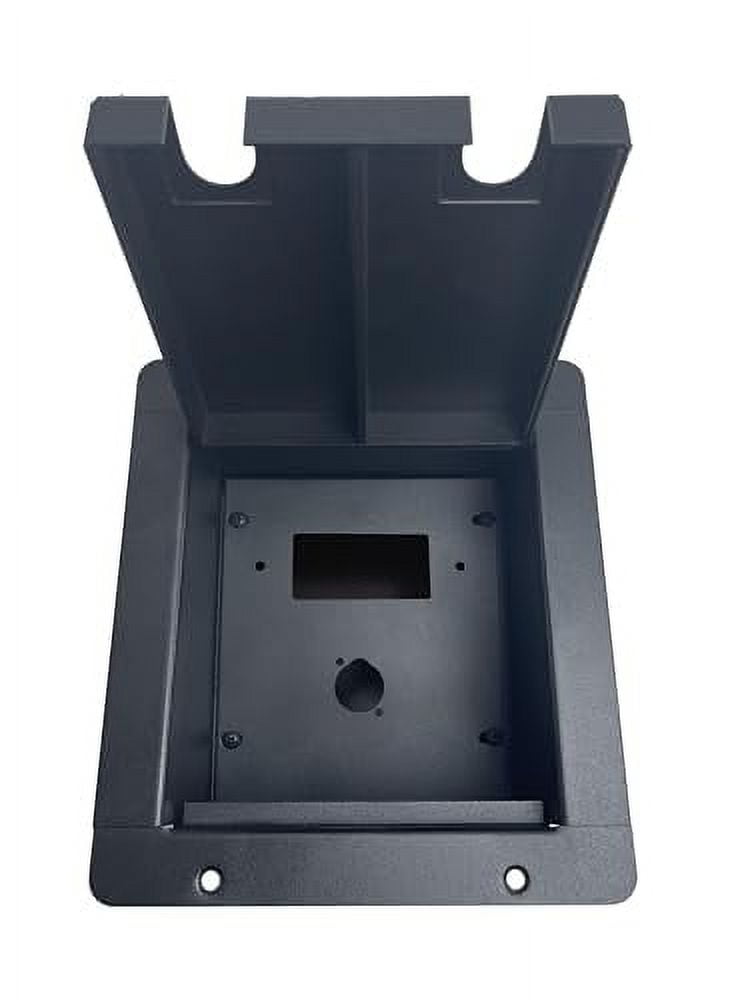 PROCRAFT FPMU-1DEC1X-BK Recessed Stage Pocket/Floor Box 1 Decora + 1 D ...