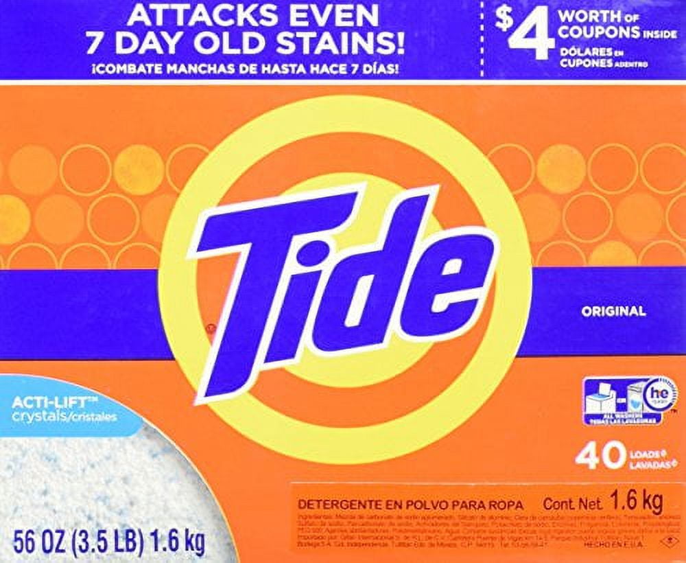 PROCTER & GAMBLE 84981 Tide Powder Detergent, 56 oz. (Pack of 2 ...