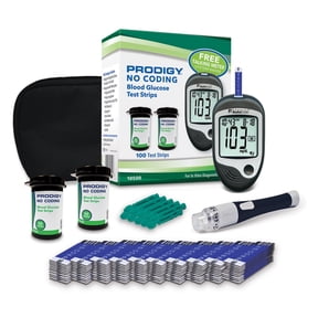 Glucometer Kit With Strips And Lancets