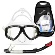Intex Surf Rider Youth Swimming & Diving Mask Snorkel Set, Black/Red ...