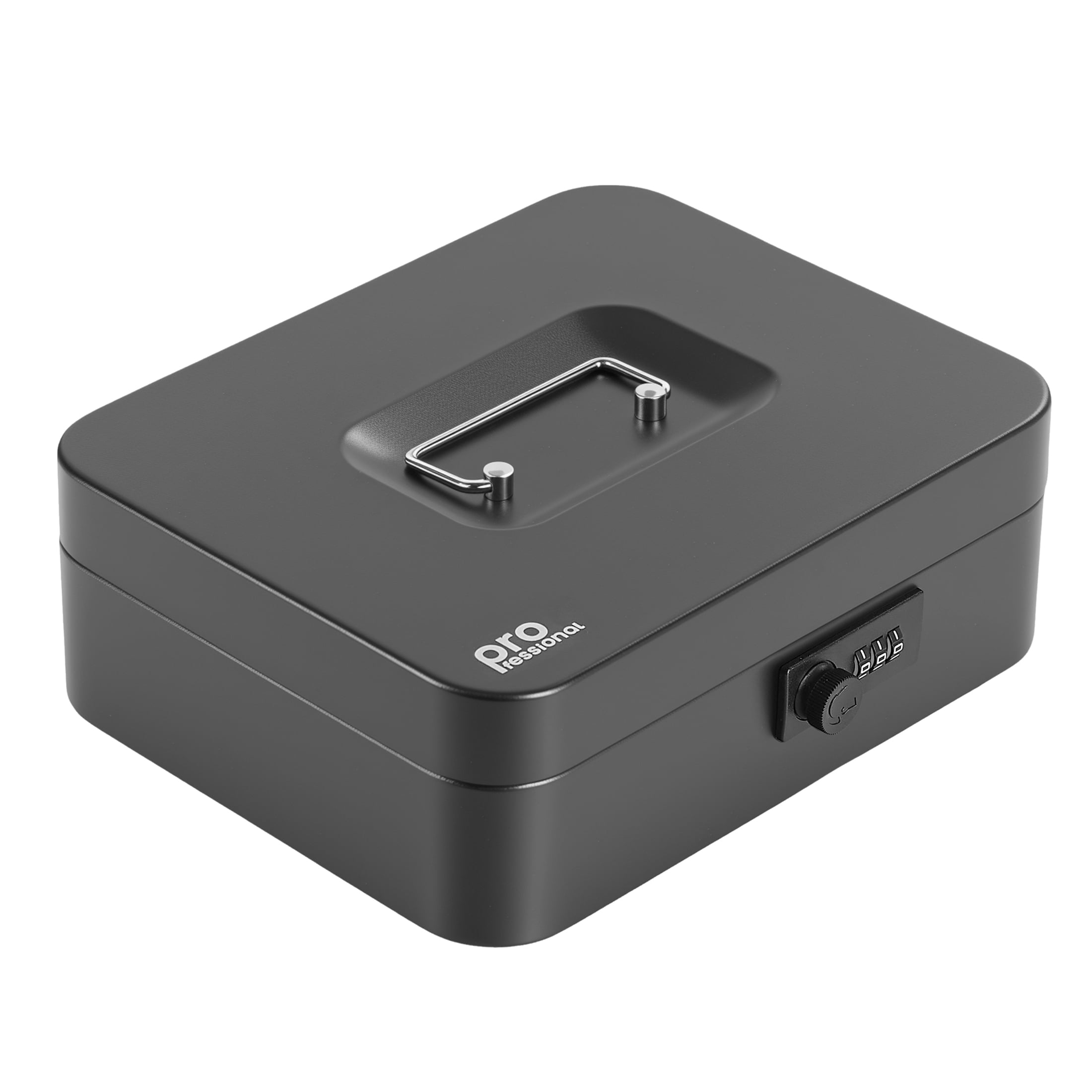 PROFESSIONAL Portable Cash Box with Combination Lock, Carry Handle and ...
