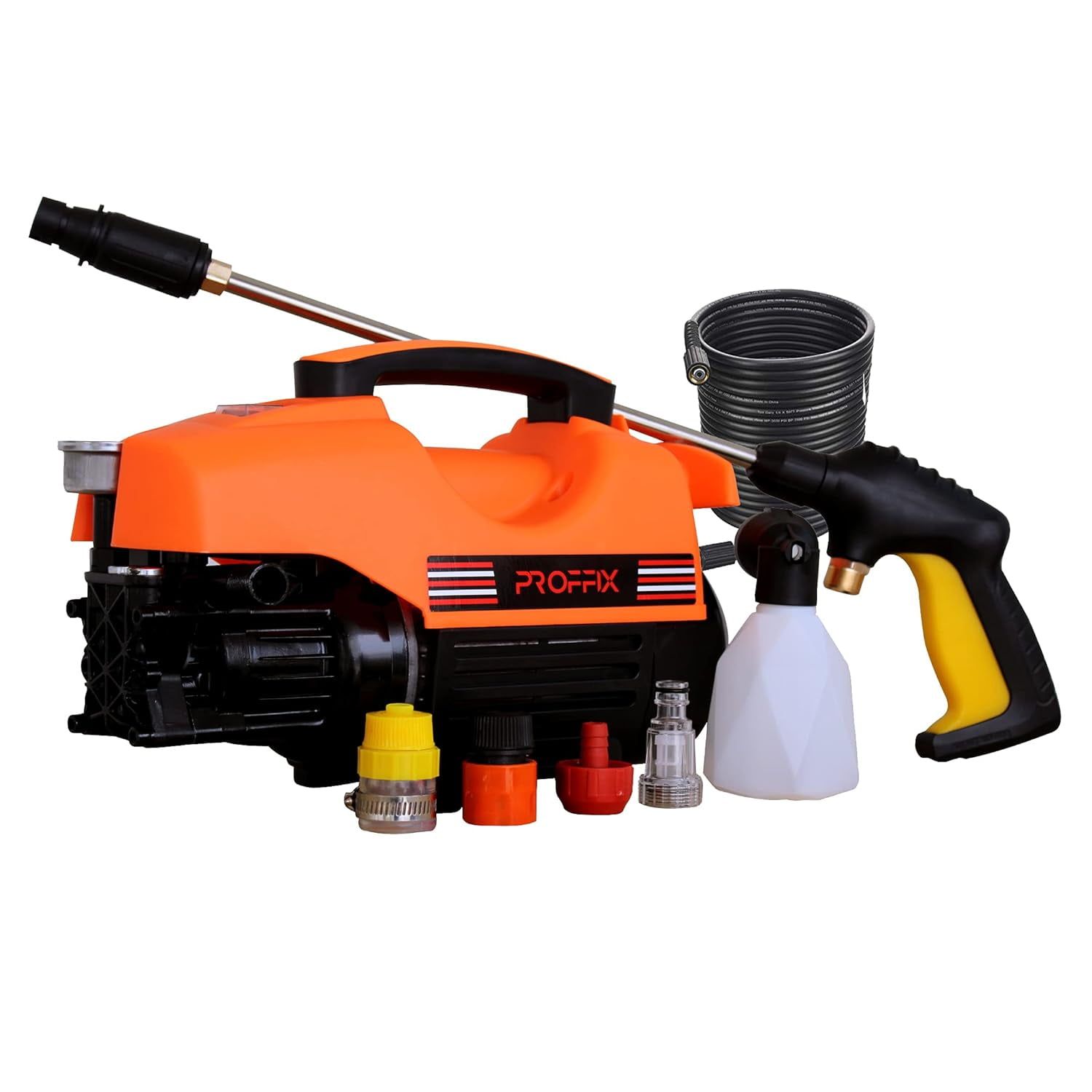 PROFFIX High Pressure Washer for Car Home with Long Spray Gun Foam ...
