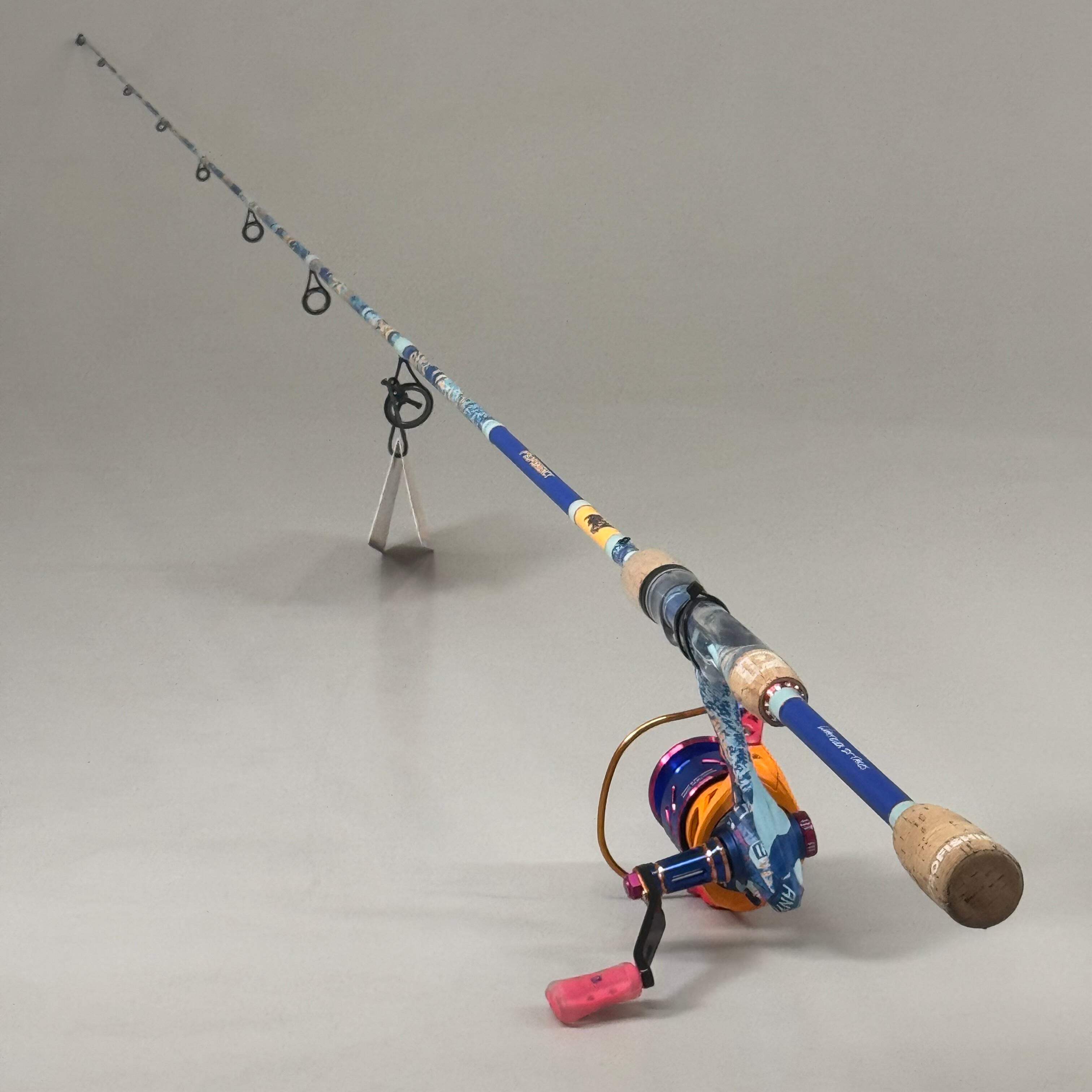 PROFISHIENCY Krazy Rizz Spinning Fishing Rod Combo 6ft 7" Blue ...