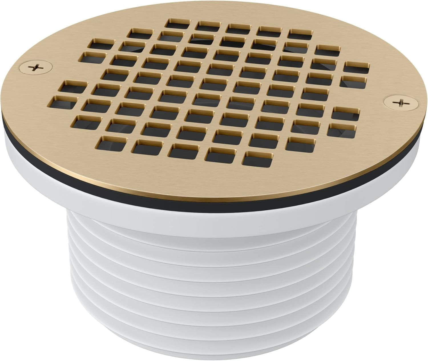 PROFLO PF42848 PROFLO PF42848 6" Brass Grate with 3-1/2" Adjustable ...