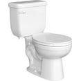 PROFLO Pfct100he Two-Piece High Efficiency Toilet - White - Walmart.com