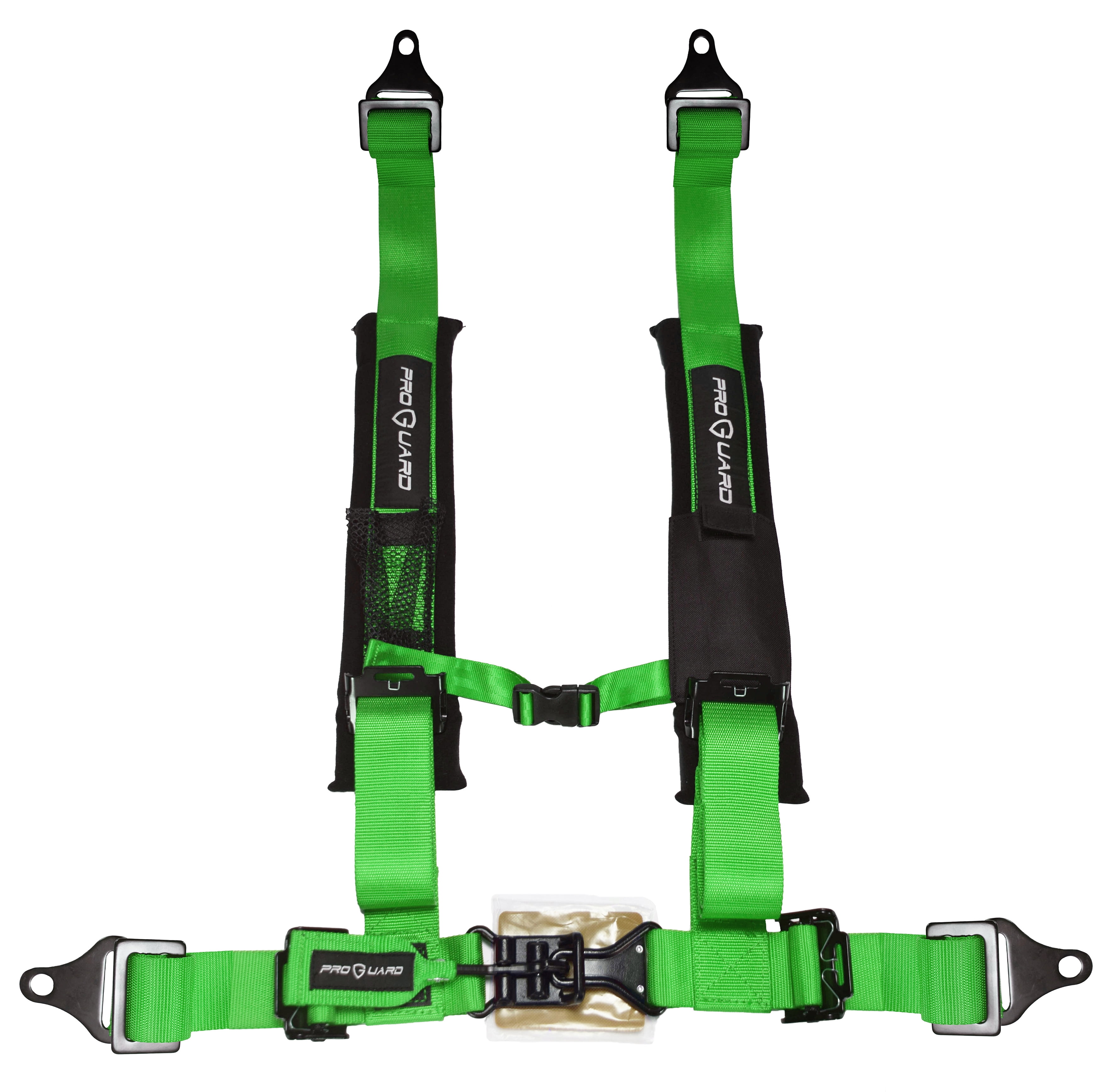 PROGUARD Green 4 Point Harness 2" Strap Universal UTV Off-Road Harness ...