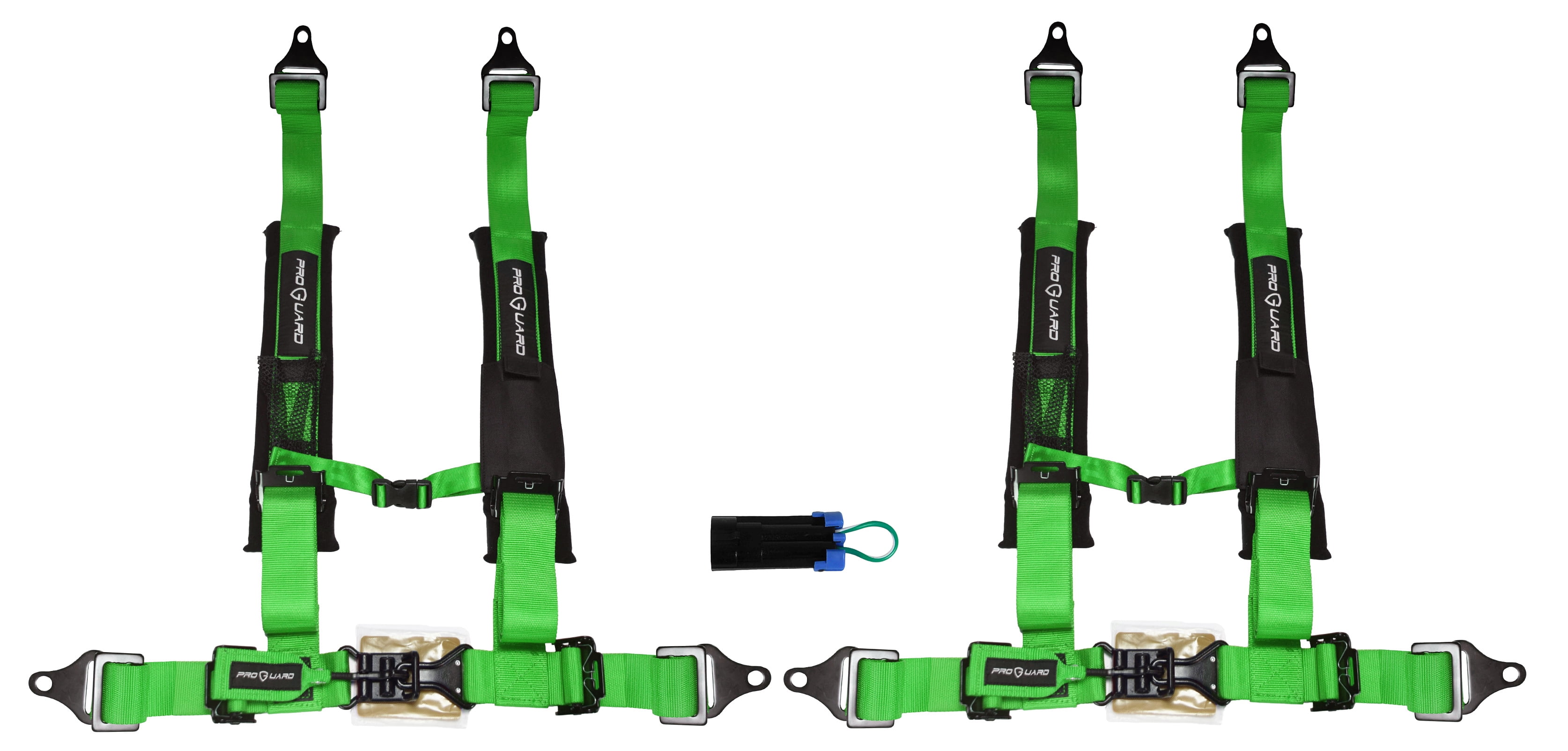 ProGuard Offroad Harnesses (2-Pack Green) w/ 2" Straps, 4 Points of ...