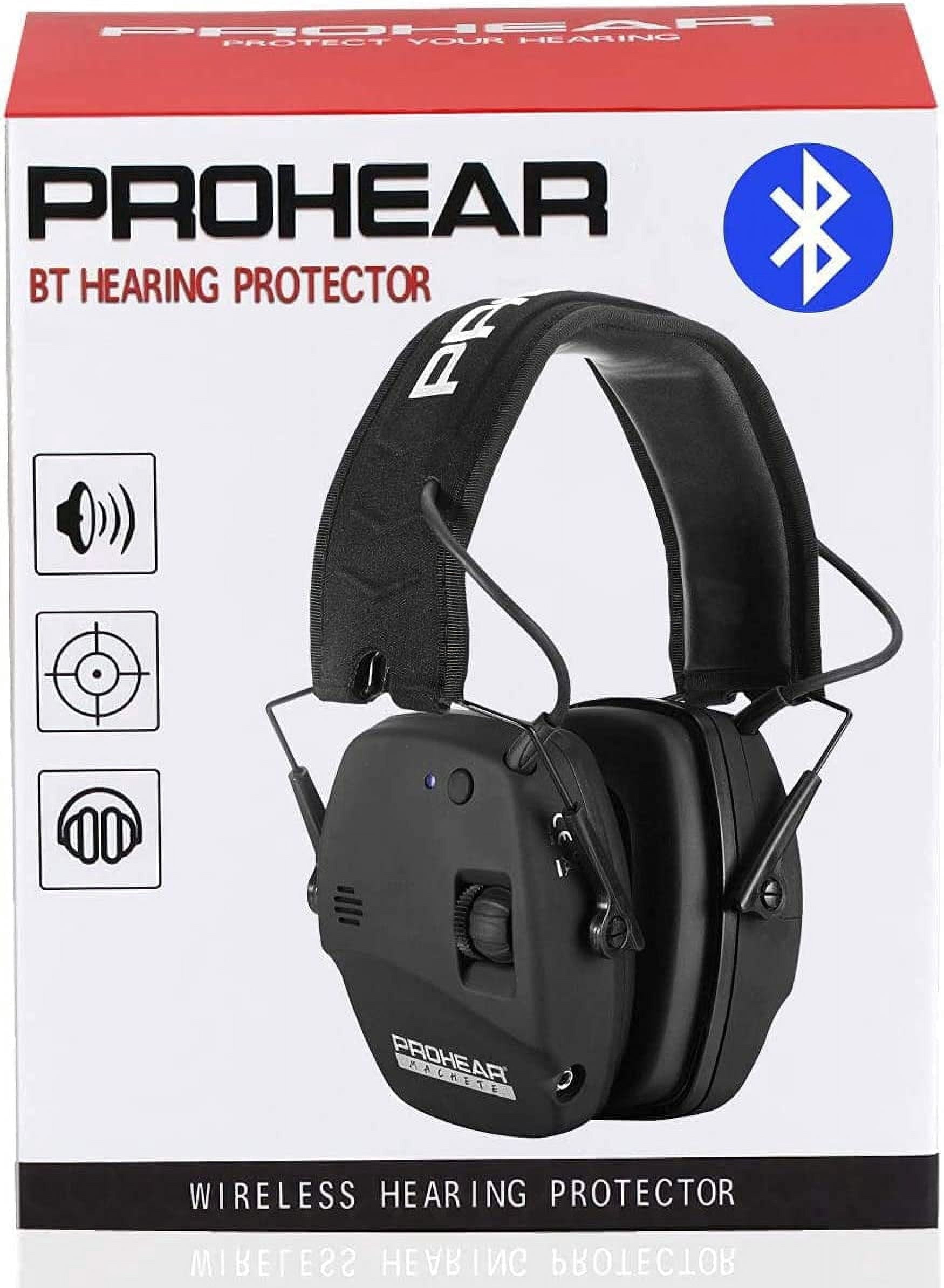PROHEAR, Shooting Ear Muffs, 030, Bluetooth 5.0 Noise Reduction ...