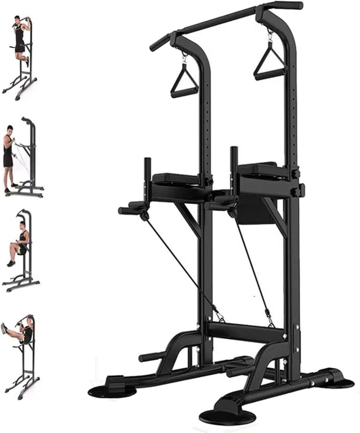 PROHIKER Power Tower Pull Up Bar Station for Free Standing & Dip ...