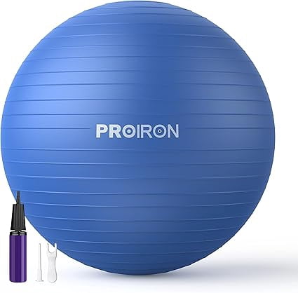 PROIRON Exercise Ball Anti-Burst Yoga Ball Chair with Quick Pump Slip ...