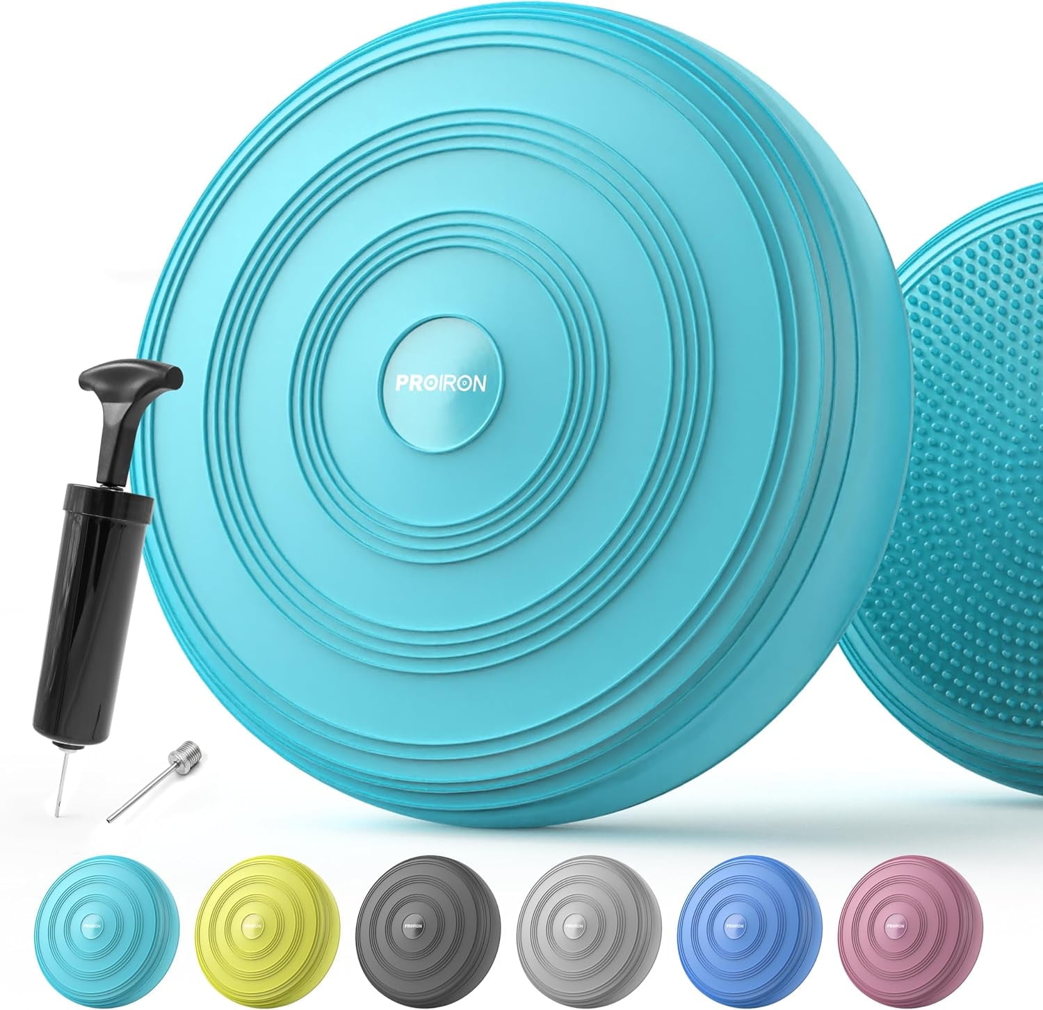 PROIRON Inflated Wobble Cushion,Circular Non-slip Texture for ...