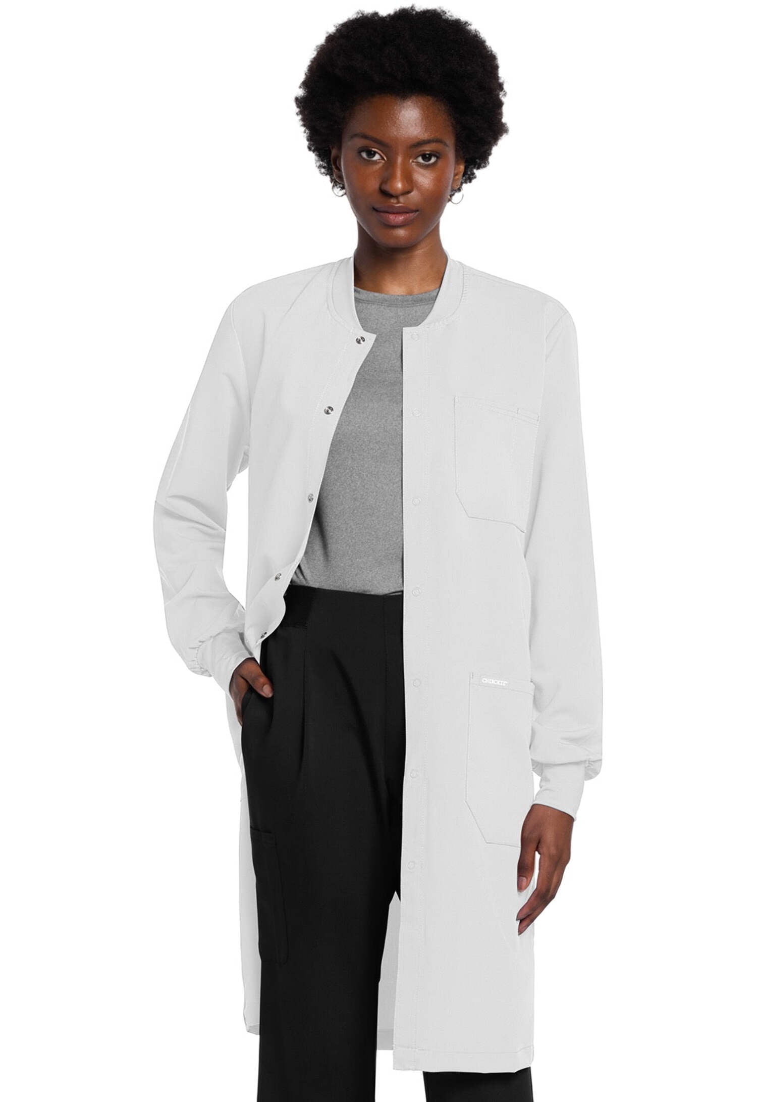 PROJECT LAB 40" Snap Front Lab Coat | CK402A - Walmart.com