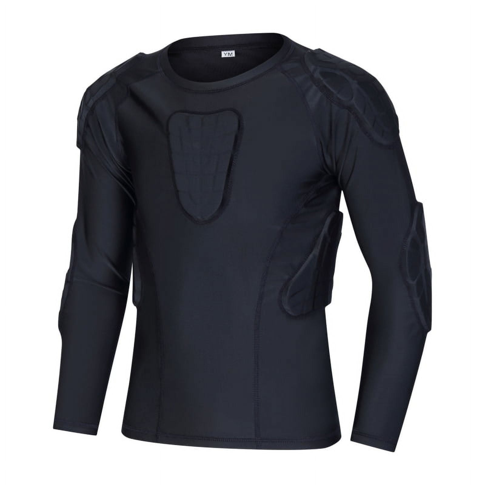 PROJECTRETRO Kids Padded Shirts Short Sleeve Compression Protective T ...