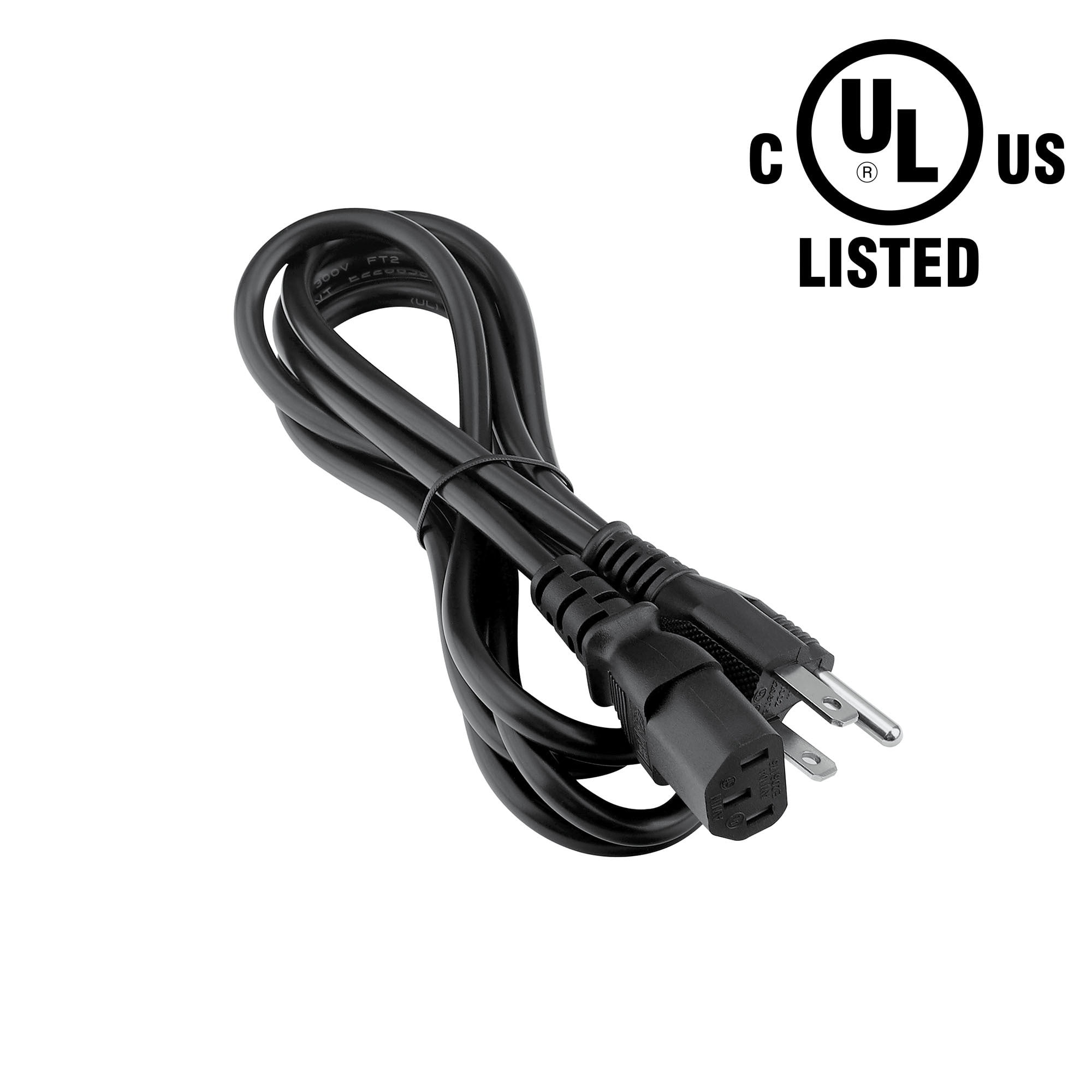 PROKWR UL Listed 6ft 3-Prong AC Power Cord Compatible with DamKee V76 ...