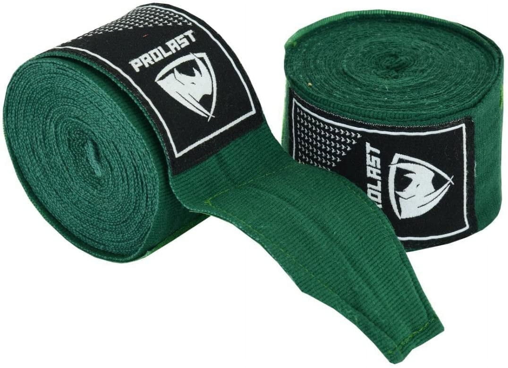 PROLAST Boxing MMA 180 in Hand Wraps Pro Stretch Made in USA(Green ...