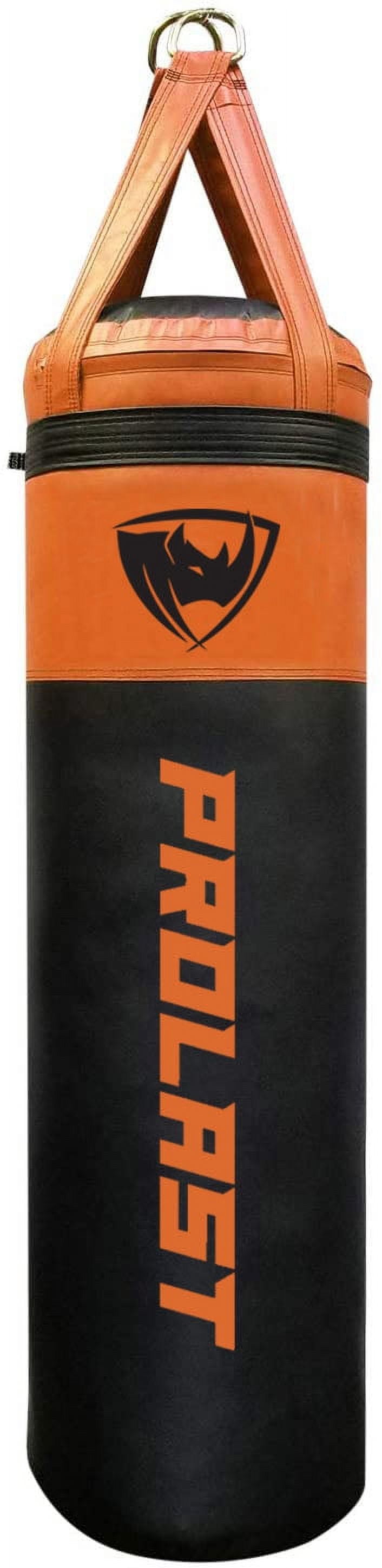 PROLAST Heavy Punching Bag 4 FT 80 LB - Banana Bag Great for Kickboxing ...