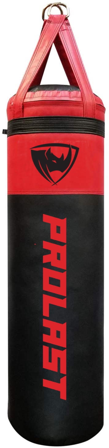 PROLAST Heavy Punching Bag 4 FT 80 LB - Banana Bag Great for Kickboxing ...